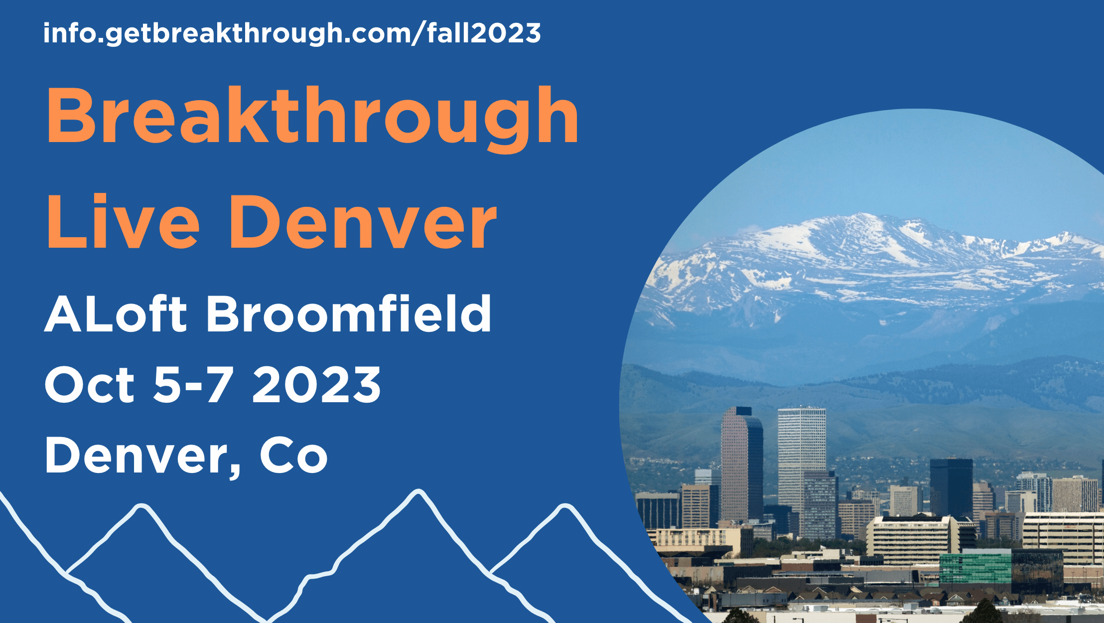 Breakthrough Live Fall 2023